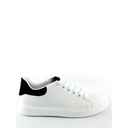 Sixth Sens Sneakers in Wei&szlig;/ Schwarz - 64% | Gr&ouml;&szlig;e 37 | Damen-sneakers