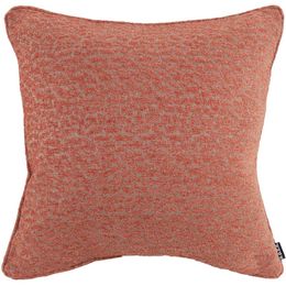 HOCK Dekokissen &raquo;Sheffo&laquo; Strukturstoff, Kissenh&uuml;lle mit F&uuml;llung, 1 St&uuml;ck orange Baumwolle B/L: 50cm x 50cm, 1 Stk.