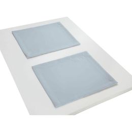 WIRTH Platzset &raquo;NEWBURY&laquo; blau Obermaterial: 67% Polyester, 33% Baumwolle B/L: 35cm x 40cm, 4 Stk., Baumwolle Polyester, eckig