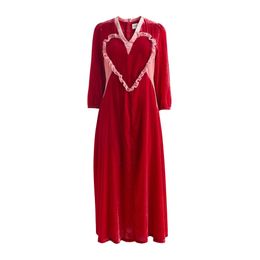 Cath Kidston Kleid Damen Gr&ouml;&szlig;e 40 hellpink / rot Sommerkleid