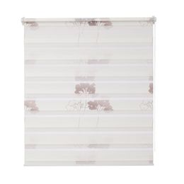 K-home Doppelrollo &raquo;Delphi&laquo; Lichtschutz ohne Bohren im Fixma&szlig; Polyester 150cm, 115cm