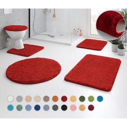 Kleine Wolke Badematte &raquo;RELAX, Badvorleger, Badezimmer Teppich&laquo; H&ouml;he 30 mm rutschhemmend beschichtet fu&szlig;bodenheizungsgeeignet Badteppich, meliert, rechteckig, rund