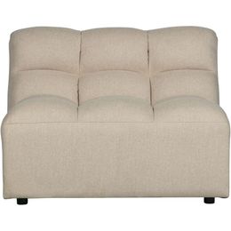 Woood 1,5-Sitzer &raquo;Pepper Webstoff mit Ziern&auml;hten und Kunststofff&uuml;&szlig;en H79 x B100 x T92 cm&laquo; Tragkraft 100 kg, montiert geliefert, Sehr hohe 