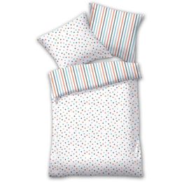 Dyckhoff Bettw&auml;sche &raquo;4014&laquo; 2 Stk. Mako-Satin, 100 % Baumwolle, pflegeleicht, grafisch bunt Frottee, Obermaterial: 75% Baumwolle, 25% Polyester B/L: 155cm x 