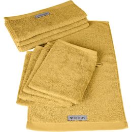 Ross Handtuch Set &raquo;Sinfonie&laquo; Set beinhaltet G&auml;stet&uuml;cher und Waschhandschuhe gelb Obermaterial: 100% Baumwolle Einheitsgr&ouml;&szlig;e