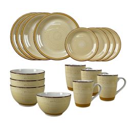 HTI-Living Geschirrset 16-teilig beige Antonia