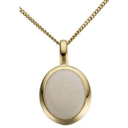 Firetti Damen Kettenanh&auml;nger &raquo;Schmuck Geschenk Gold 585 Halsschmuck Anh&auml;nger f&uuml;r Halskette&laquo; mit Opal gold Gelbgold 585, 1,55 g