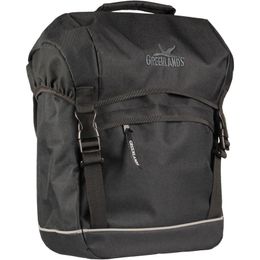 GREENLANDS BICYCLE BAGS Fahrradtasche &raquo;Greenlands Packtasche travel&laquo; schwarz B/H/T: 30cm x 37cm x 17cm Fahrradtasche