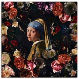 Artland Wandbild &raquo;M&auml;dchen mit den Perlenohrring Adaption&laquo; Portrait 1 Stk. tlg. als Alubild, Leinwandbild, Poster, Wandaufkleber in verschied. Gr&ouml;&szlig;en bunt 