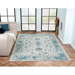 MyFlair Teppich &raquo;My Heriz&laquo; rechteckig 8 mm H&ouml;he Kurzflor, klassisches Orient Design, besonders weich durch Microfaser braun Polyester B : 200cm 1 Stk., 8mm, L