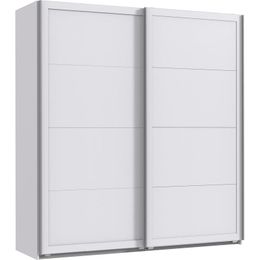 wimex Schwebet&uuml;renschrank &raquo;Chalet&laquo; in Landhausoptik, 180 oder 225cm breit wei&szlig; Holzwerkstoff Wei&szlig;, B/H/T: 180cm x 208cm x 65cm, T&uuml;ren: 2 Stk.