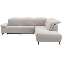 Musterring Ecksofa &raquo;MR 370, intelligenter Komfort im modernen Design&laquo; Optionale Relaxfunktion, flexible Kopfteile & klappbare Armlehnen 95% Polyester, 5% Nylon B