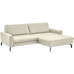 Die PlanBar Ecksofa &raquo;PN-EM20028 L-Form ohne Kopfst&uuml;tzen&laquo; wahlweise mit motorischem Canape wei&szlig; B/H/T: 248cm x 89cm x 179cm, Glattleder TORRO Stoff, 