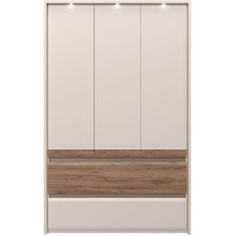 OTTO home Kleiderschrank &raquo;Invictus, UV lackiert, kratzfest, FSC-zertifiziert, grifflose Optik&laquo; abgerundete Schubladen aus MDF im Holzdekor, soft-close