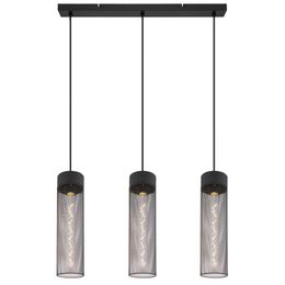 Globo LIGHTING H&auml;ngeleuchte &raquo;HANS&laquo; E27 1 Stk. H&auml;ngelampe/Pendelleuchte/Esszimmer/Wohnzimmer/Esstisch schwarz 1 Stk.