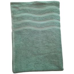 WEWO-Fashion Wewo fashion Strandtuch &raquo;9526&laquo; Hoch-Tief-Einwebung gr&uuml;n Frottee, Frottier B/L: 100cmx180cm, 1 Stk., Anker, Frottee