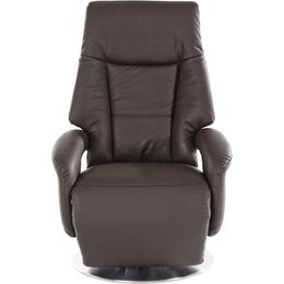 Sit & More sit&more TV-Sessel &raquo;Enjoy&laquo; in Gr&ouml;&szlig;e M, wahlweise mit Motor und Aufstehhilfe braun NaturLEDER (echtes Rindsleder);Luxus-Microfaser (100% Polyester);
