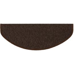 OTTO home Stufenmatte &raquo;Blackburn, melierte Schlinge&laquo; halbrund 4 mm H&ouml;he gro&szlig;e Farbauswahl, selbstklebend, auch als Set 15 St&uuml;ck braun Kunstfaser B : 