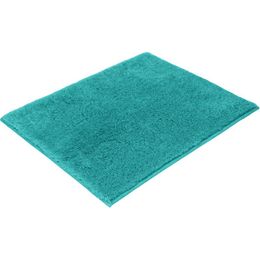 Vossen Badematte &raquo;&raquo;Timeless&laquo;&laquo; H&ouml;he 10 mm fu&szlig;bodenheizungsgeeignet blau Polyacryl rechteckig (50cm x 60cm ), 1 Stk.