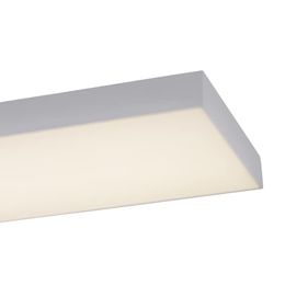 JUST LIGHT LED Deckenleuchte &raquo;ALASKA&laquo; LED-Board 1 Stk. warmwei&szlig; - kaltwei&szlig; dimmbar &uuml;ber Fernbedienung wei&szlig; 1, 1 Stk.