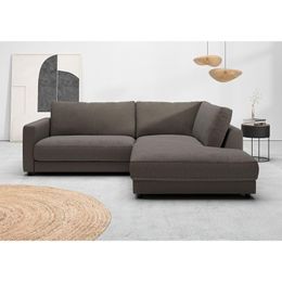 Home Affaire Ecksofa &raquo;Ecksofa Jiro, L-Form, gro&szlig;e Sitztiefe, Breite 252 cm&laquo; lose Sitz- & R&uuml;ckenkissen, weicher Polsteraufbau, komfortabel & modern 85%