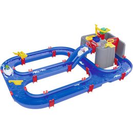 Wasserbahn &raquo;AquaPlay Harbour&laquo; Made in Germany blau Kunststoff B/H/L: 93cm x 40cm x 128cm
