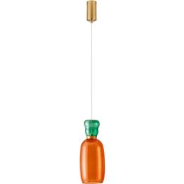 NOVA LUCE Pendelleuchte &raquo;PLUMA&laquo; LED-Modul 1 Stk. Warmwei&szlig; 1, &Oslash; 15cm H: 179cm, 1 Stk.