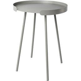 Creativ deco Beistelltisch 1 Stk. tlg. auch ideal als Ablage f&uuml;r Deko, aus Metall, H&ouml;he ca. 53 cm grau 100% Metall B/H/T: 40cm x 53cm x 40cm