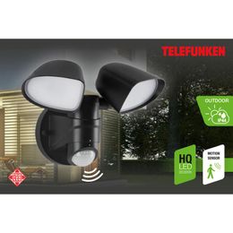 Telefunken LED Au&szlig;en-Wandleuchte &raquo;BILBAO&laquo; schwarz Einheitsgr&ouml;&szlig;e