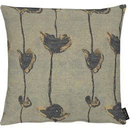 Apelt Dekokissen &raquo;Perla&laquo; Kissenh&uuml;lle ohne F&uuml;llung, 1 St&uuml;ck grau Polyester B/L: 46cm x 46cm, 1 Stk.