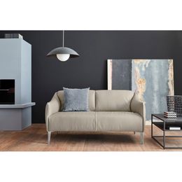 W.Schillig 2-Sitzer &raquo;sally Designsofa, Loungesofa, bequem, schmale Armlehnen, Breite 154cm&laquo; mit Metall-Winkelf&uuml;&szlig;en in Chrom gl&auml;nzend, Breite 154 cm 