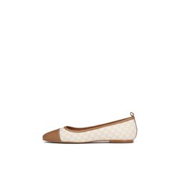 Kazar Ballerina Damen Gr&ouml;&szlig;e 37 hellbraun / offwhite Sommerschuhe