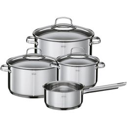 R&ouml;sle R&Ouml;SLE Topf-Set &raquo;ELEGANCE&laquo; Set, 7 Stk. tlg. Edelstahl 18/10 silber H&ouml;he 23cm