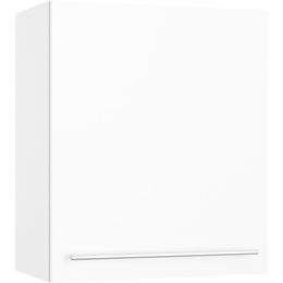 KOCHSTATION H&auml;ngeschrank &raquo;KS-Bern2&laquo; Breite 60 cm, 1 T&uuml;r, 2 Einlegeb&ouml;den wei&szlig; Holzwerkstoff B/H/T: 60cm x 70,4cm x 34,9cm, T&uuml;ren: 1 Stk.