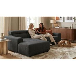 OTTO home Ecksofa &raquo;Ballerup 235 x 175 cm, auch mit verstellbarer Sitztiefe&laquo; Kopfteile verstellbar, Pet Friendly Bezug, L-Form grau 100% Polyester B/H/