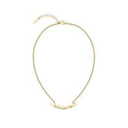 Lacoste Damen Edelstahlkette &raquo;CROCODILE&laquo; wahlweise mit oder ohne Stein ohne Stein, Edelstahl, L: 45,5 B: 2mm