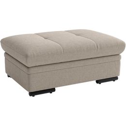 Sit & More sit&more Polsterhocker &raquo;Viola, B: 102 cm&laquo; mit praktischen Stauraum 95% Polyester, 5% Polyamid B/H/T: 102cm x 43cm x 68cm, Flachgewebe LINO,mit 