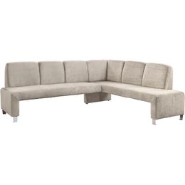 exxpo - sofa fashion Eckbank &raquo;Intenso, modern, 263/198 cm (B/T)&laquo; hohe Bodenfreiheit, frei im Raum stellbar, hoher Sitzkomfort Zusammensetzung: 