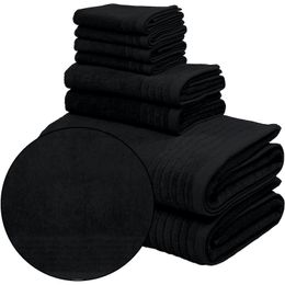 OTTO home Handtuch Set &raquo;Sanremo Premium, Premium Handt&uuml;cher, 600 gr/m&sup2;, dicke Qualit&auml;t&laquo; Set 8 Stk. Frottier Duscht&uuml;cher, Handt&uuml;cher, Seift&uuml;cher, 100% 