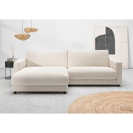 Home Affaire Ecksofa &raquo;Ecksofa Jiro, L-Form, gro&szlig;e Sitztiefe, Breite 265 cm&laquo; lose Sitz- & R&uuml;ckenkissen, weicher Polsteraufbau, komfortabel & modern 