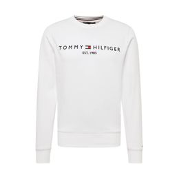 TOMMY HILFIGER Sweatshirt 'Logo Embroidery Flex' male size M Navy / Red / White