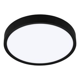 Eglo Deckenleuchte &raquo;MUSURITA&laquo; LED-Modul 1 Stk. Warmwei&szlig; Deckenlampe, Wohnzimmer, Stahl, Kunststoff, &Oslash; 44 cm schwarz-wei&szlig; 6, &Oslash; 44cm H: 7,5cm, 1 Stk.