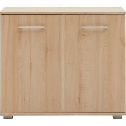 Priess Hochkommode &raquo;Lindau&laquo; braun Holzwerkstoff B/H/T: 82cm x 71cm x 38cm, 2 Stk.