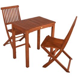 Garden Pleasure Garten-Essgruppe &raquo;ANGWIN/PITTSBURGH&laquo; Set, 3 Stk. tlg. braun FSC -zertifiziertes Massivholz B/H/T: 170cm x 90cm x 50cm