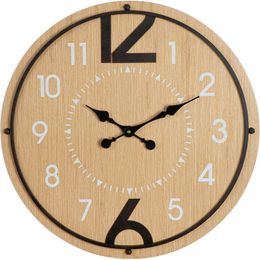 Gilde Wanduhr &raquo;Wanduhr rund Jonestown&laquo; braun B/H/T: 60cm x 60cm
