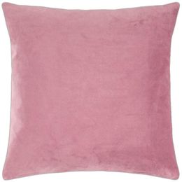 Pad Dekokissen &raquo;Elegance&laquo; Design als Basic, aus Samt, elegante Optik rosa Polyester B/L: 50cm x 50cm, 1 Stk.