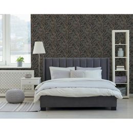 A.S. Cr&eacute;ation Vliestapete &raquo;Attractive 3 Palmenbl&auml;tter&laquo; botanisch nat&uuml;rlich aufgesch&auml;umt leichter Glanz, fein strukturiert grau Vlies B/L: 0,53m x 10,05m, Rollen: 1