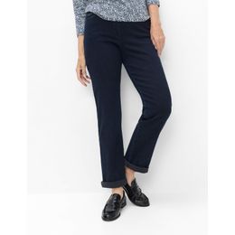 Raphaela by Brax Damen Five-Pocket-Hose Style CARINA DARK BLUE, denim dunkelblau, Gr. 36