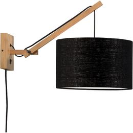 GOOD&MOJO Wandleuchte &raquo;Andes&laquo; E27 schwarz &Oslash; 32cm H: 43cm