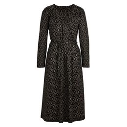 Madeleine Kleid Damen Gr&ouml;&szlig;e 46 hellbraun / schwarz Sommerkleid